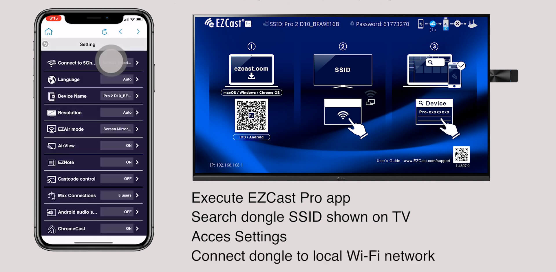 How to Make Wireless Presentations with iPhone Using EZCast Pro II