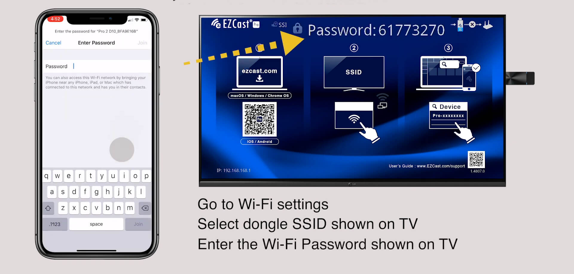 How to Make Wireless Presentations with iPhone Using EZCast Pro II