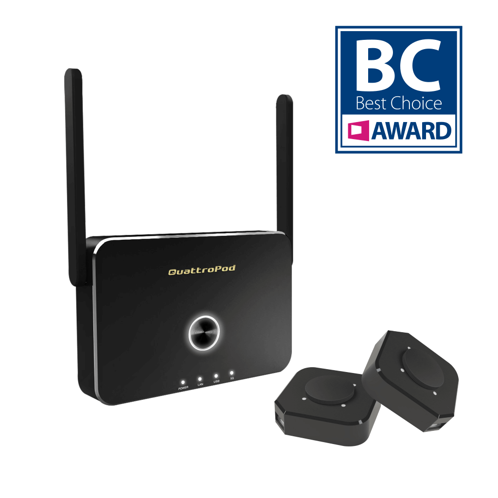 QuattroPod USB - Cross-Platform Wireless Solution with USB